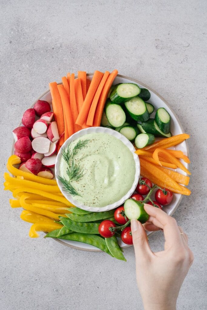 Trempette ranch au fromage cottage - Marie-Ève Caplette